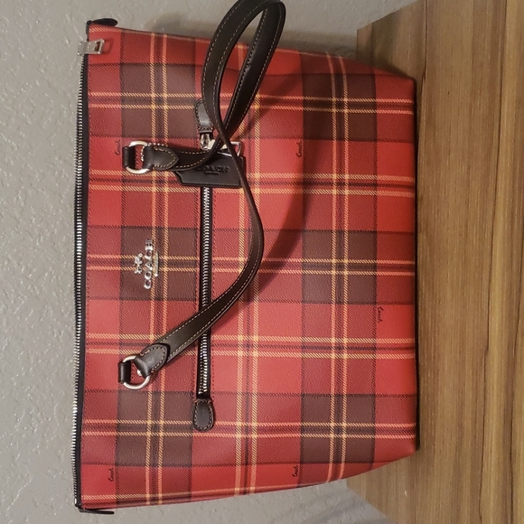 Coach | Bags | Coach Plaid Tote | Poshmark